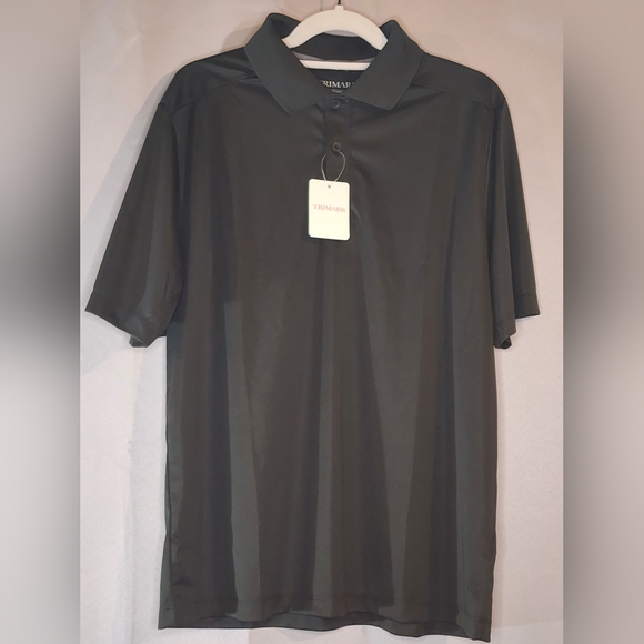 Trimark | Shirts | Trimark Black Polo | Poshmark